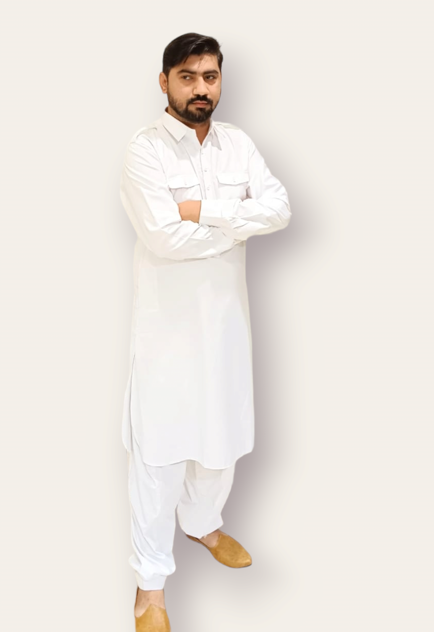 White color pathani for men – Pallav Mall